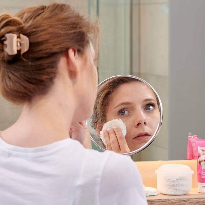 JEMAKO® Make-up pads met Waszak klein, 7-pack