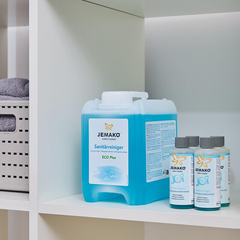 JEMAKO® JOi Détergent sanitaire Blue Sea, 80 ml, pack de 4