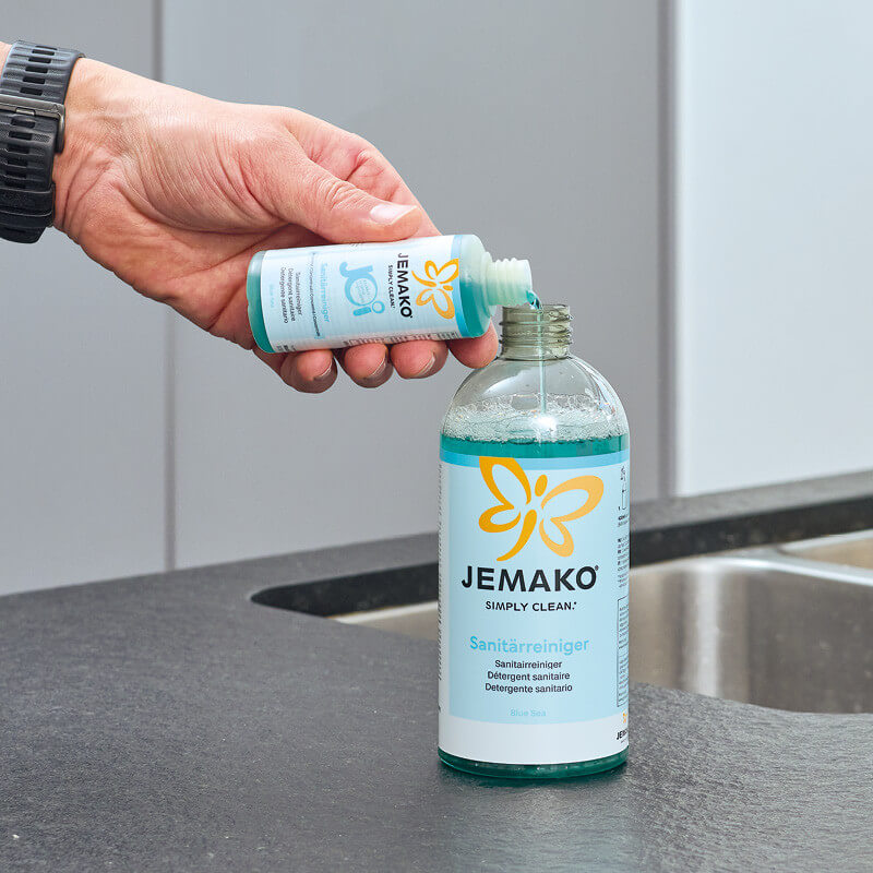 JEMAKO® JOi Détergent sanitaire Blue Sea, 80 ml, pack de 4